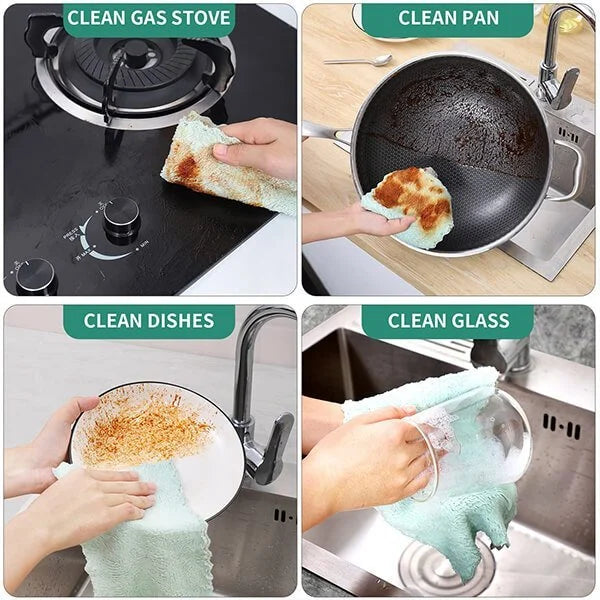 Reusable Kitchen Towel Water Absorption ( Set of 3 ) – Pickoye